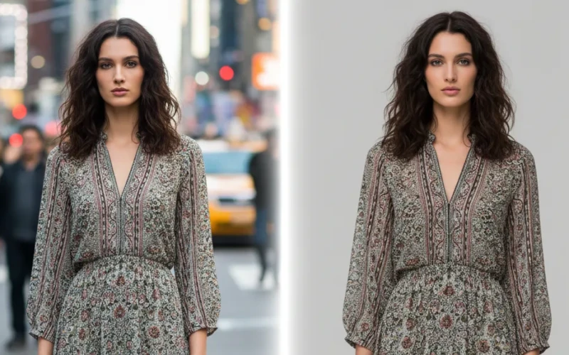 Background Removal Editing for Portraits, Products, and Fashion
